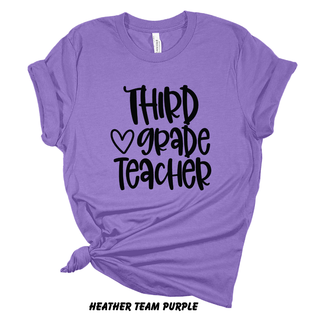 Heart Teacher Tee – AB-Creations